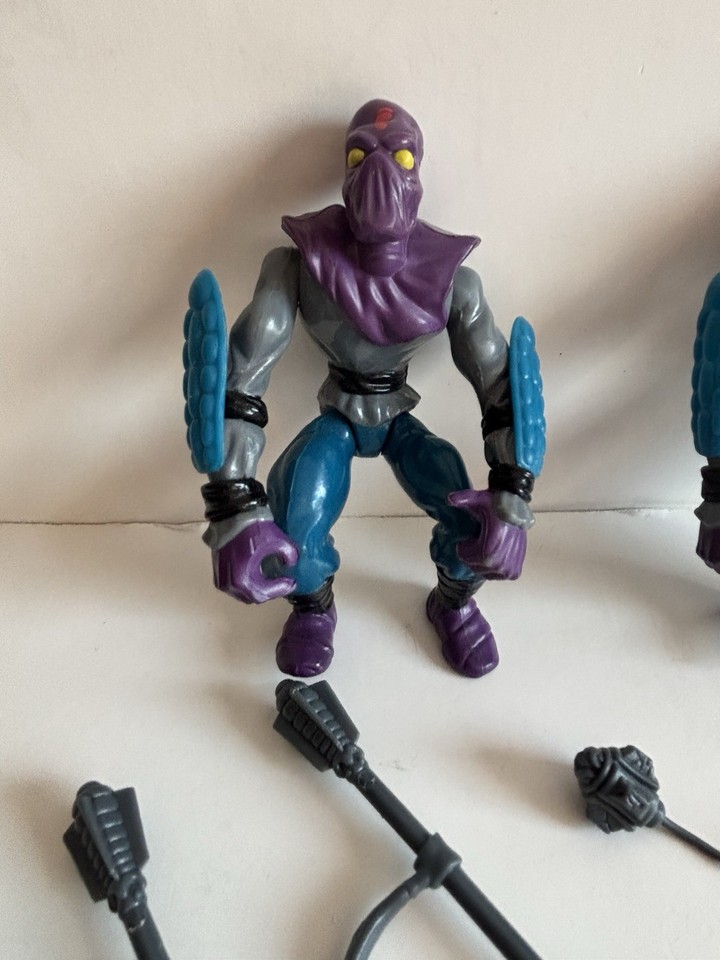Vintage TMNT Bad Guy Lot Foot Soldiers Shredder Krang Bebop Rocksteady ...