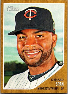 2011 Topps Heritage #84 Denard Span | eBay