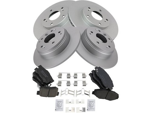 Front and Rear Brake Pad and Rotor Kit For 03-11 Honda Element ZY22J9 ...