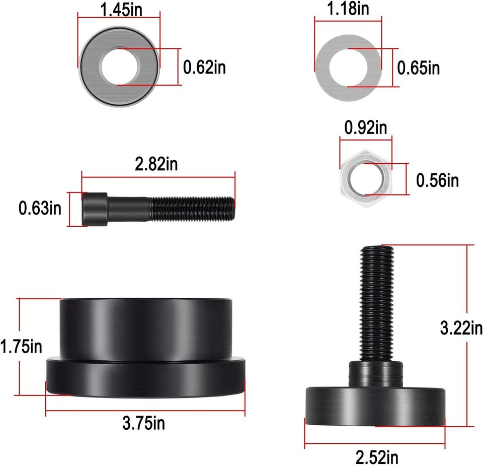 303-1259 Crankshaft Front Seal &303-770 Rear Main Seal Installer for ...