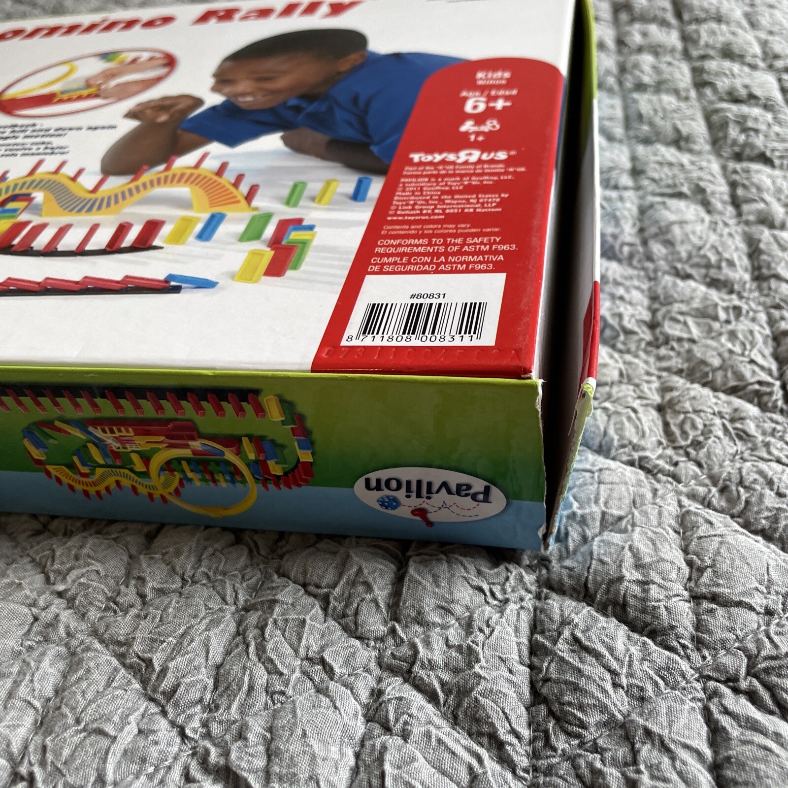 Domino Rally 85 dominos including 3 express tracks 2011 Toys R Us Age 6 ...