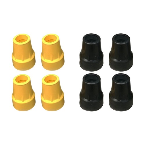 4 Pieces 7/8inch Rubber Walking Cane Tips Replacement Professional ...