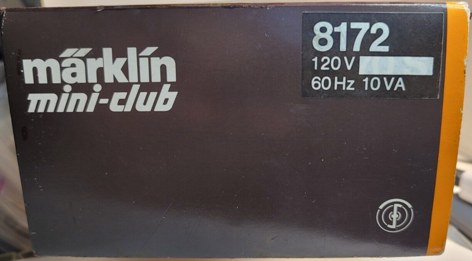 Z Marklin 8172 DB Starter set w/8864 loco, 2 Freight cars, track(tested ...