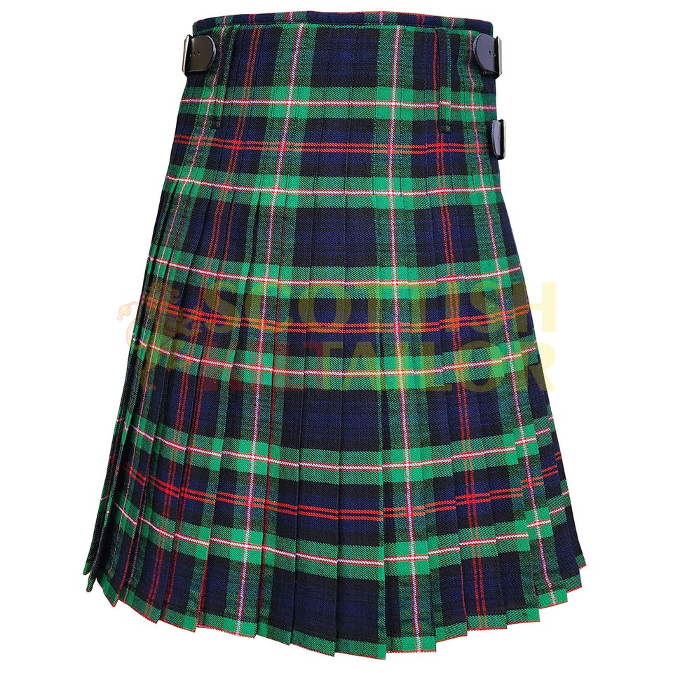 Scottish Handmade Traditional MacKenzie Morgan Tartan Kilt For Men ...