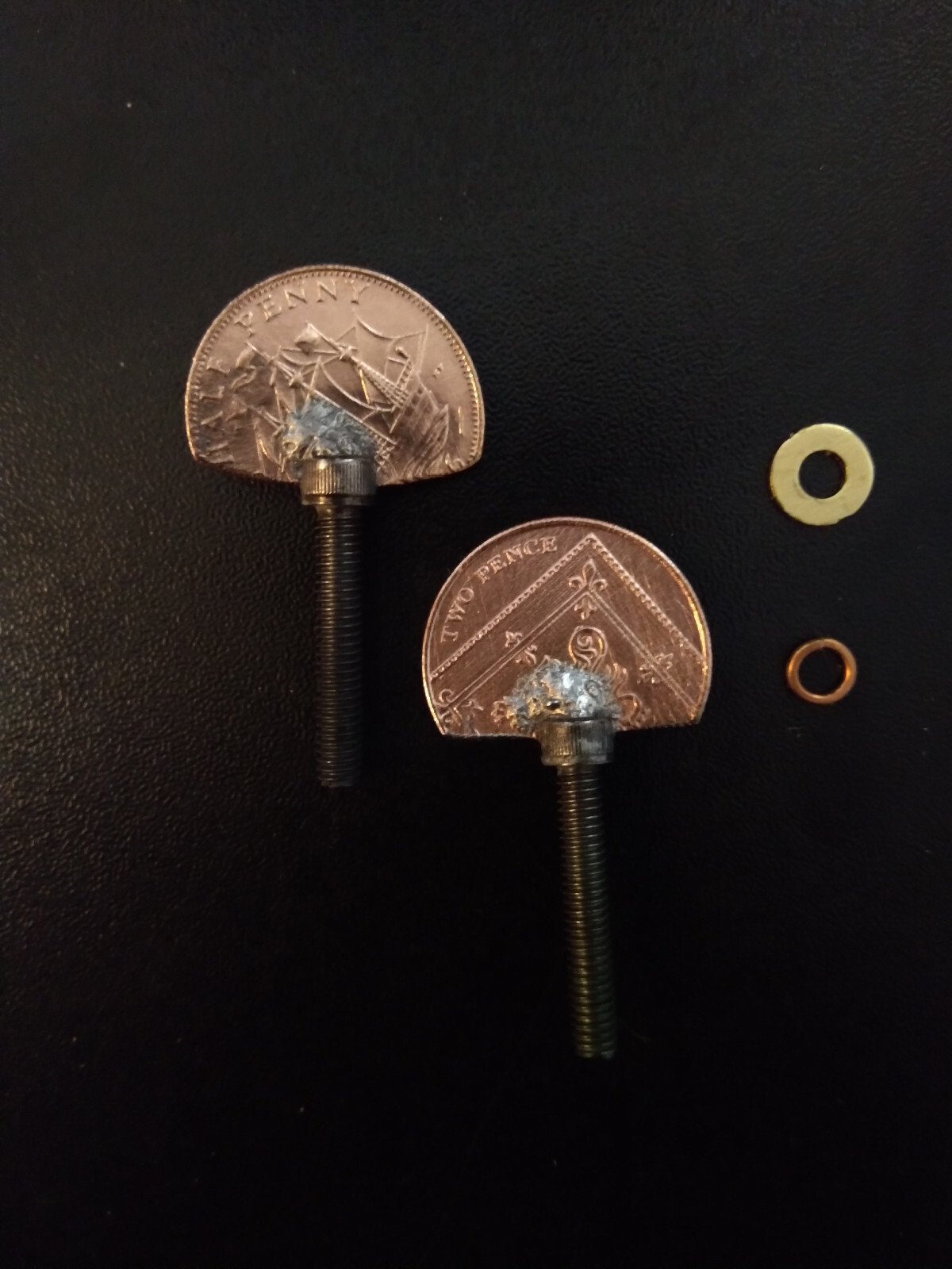 tattoo machine vice screw with coins | eBay