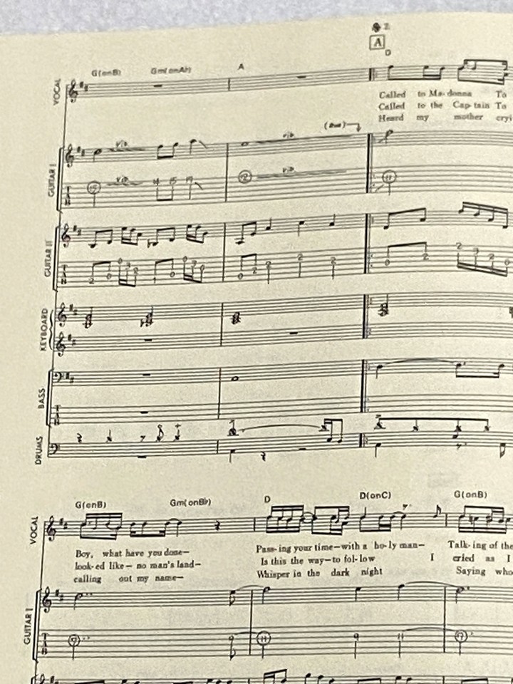 Deep Purple Stormbringer Band Score Japan Guitar Bass Drums Vocal TAB ...