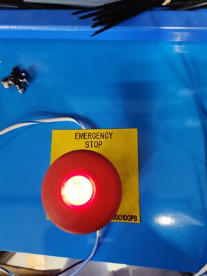 Allen Bradley Red Illuminated Emergency Stop 800F-N3R LED and two 800F ...