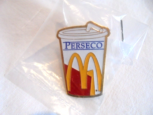 Vintage Perseco Cup McDonald's Restaurant Pin | eBay