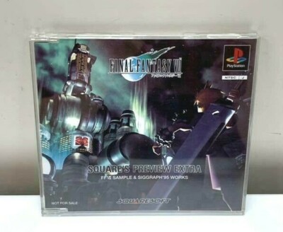 Final Fantasy VII FF7 Early Build Demo Square's Preview Extra PS1 ...