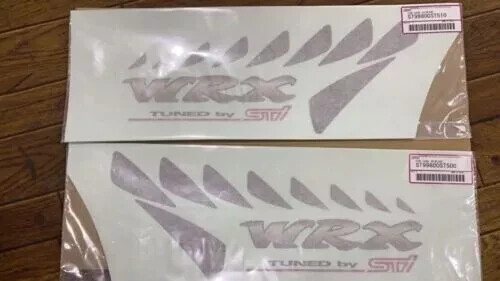 SUBARU Genuine OEM Impreza WRX STI GC8 Rear Side Fender Decal Sticker ...