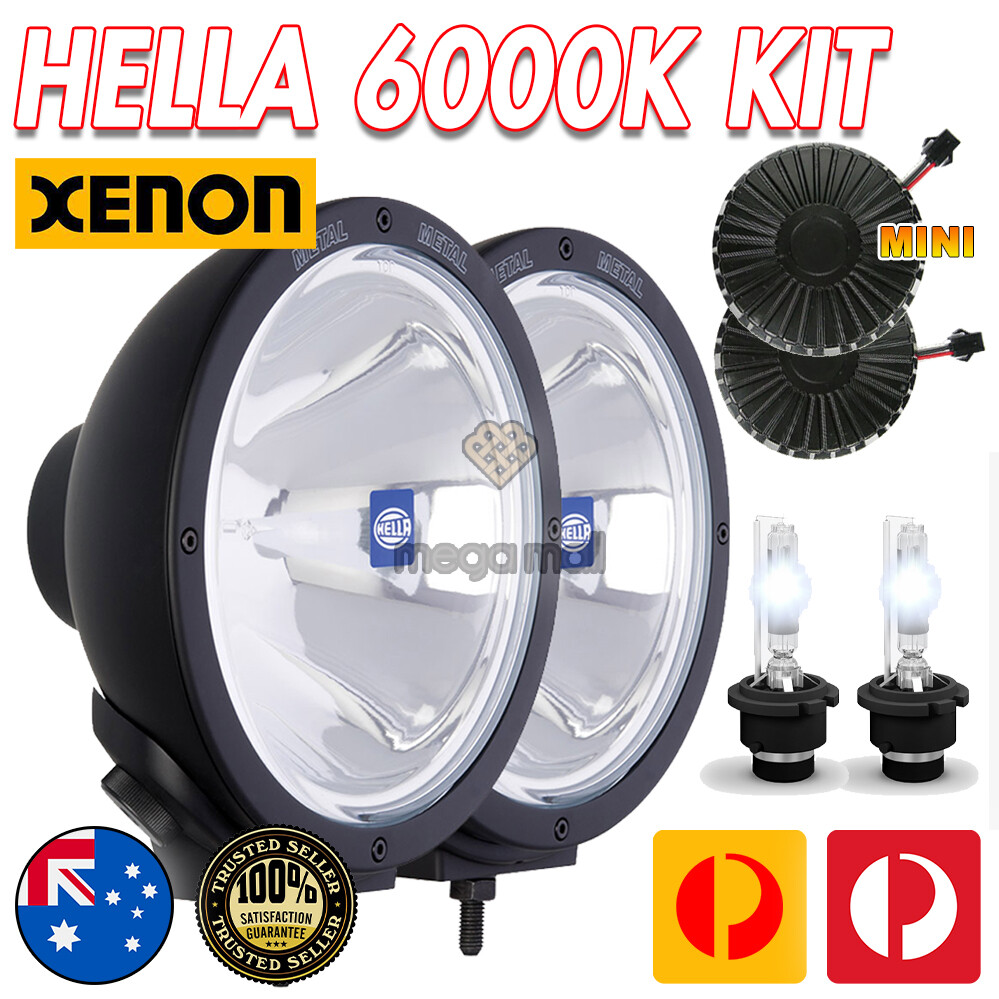 XENON HID UPGRADE KIT FOR HELLA RALLYE 4000 SPOT DRIVING LIGHTS BRIGHT ...