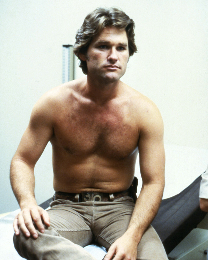 Kurt Russell bare chested shirtless hunk 16x20 Canvas Giclee | eBay