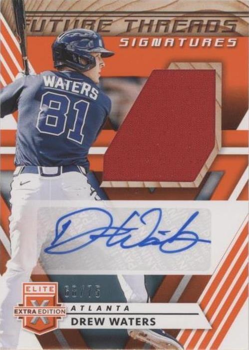 2020 Panini Elite Extra Edition - Future Threads Signatures Drew Waters ...