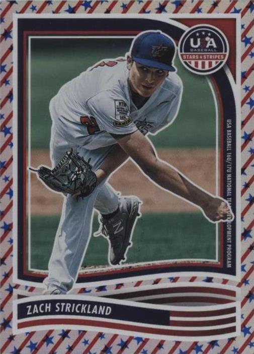 2024 Panini Stars and Stripes - Zach Strickland #119 Stars & Stripes ...