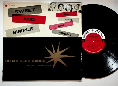 Anita Kerr Singers - Sweet And Simple LP Record 33 RPM SESAC Vocal Jazz ...