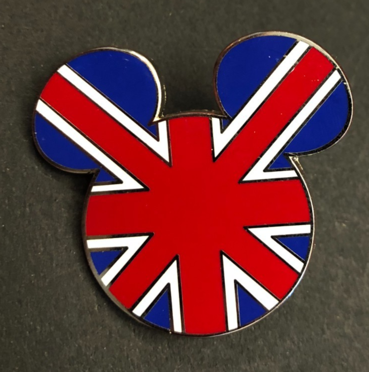 Disney pin 172577 United Kingdom Flag England Britain Epcot World ...