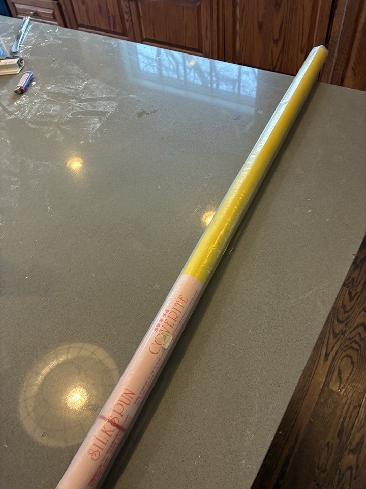 Yellow Silkspun Coverite Fabric Monokote Film For Balsa R/c Model ...