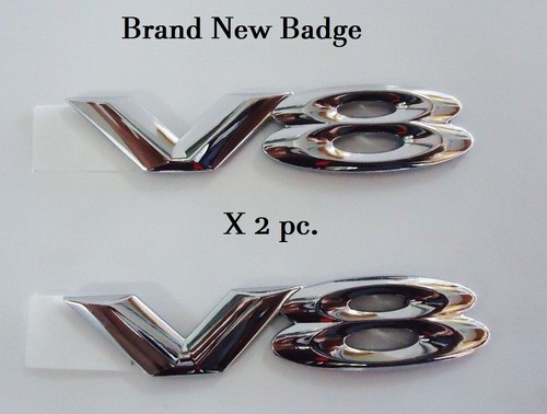 Brand New Genuine V8 Badges set of 2 for VY VZ SS Holden Commodore (X2 ...