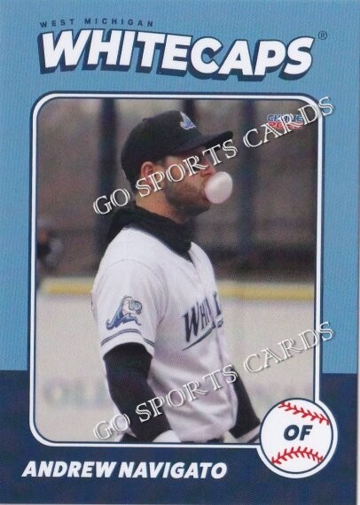 2022 West Michigan Whitecaps Andrew Navigato RC Rookie Detroit Tigers | eBay