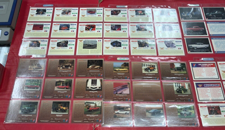 1992 Collect-A-Card Corp. Muscle Cars Card Set of 140 | eBay
