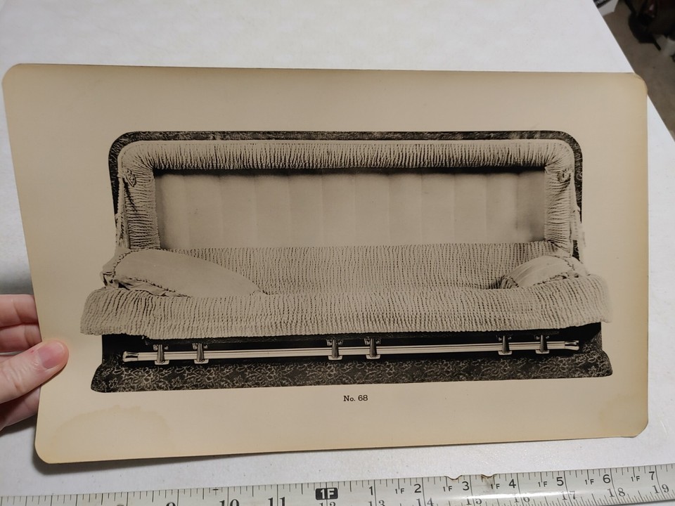 Vintage United States Casket Co Scottdale PA Funeral Salesman Sample ...