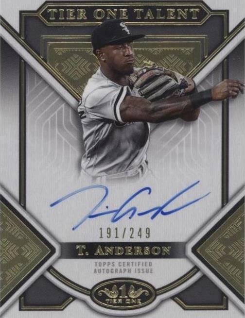 2023 Topps Tier One - Tier One Talent Autographs Tim Anderson #T1TA-TAN ...