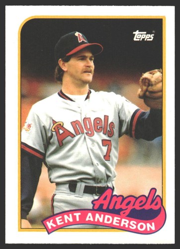 Kent Anderson #3T 1989 Topps Traded California Angels | eBay