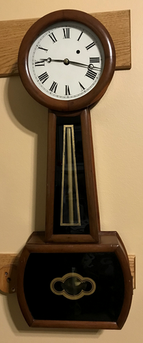 George Hatch Round Bottom #5 Banjo Wall Clock Ca: 1825-1840 (E. Howard ...