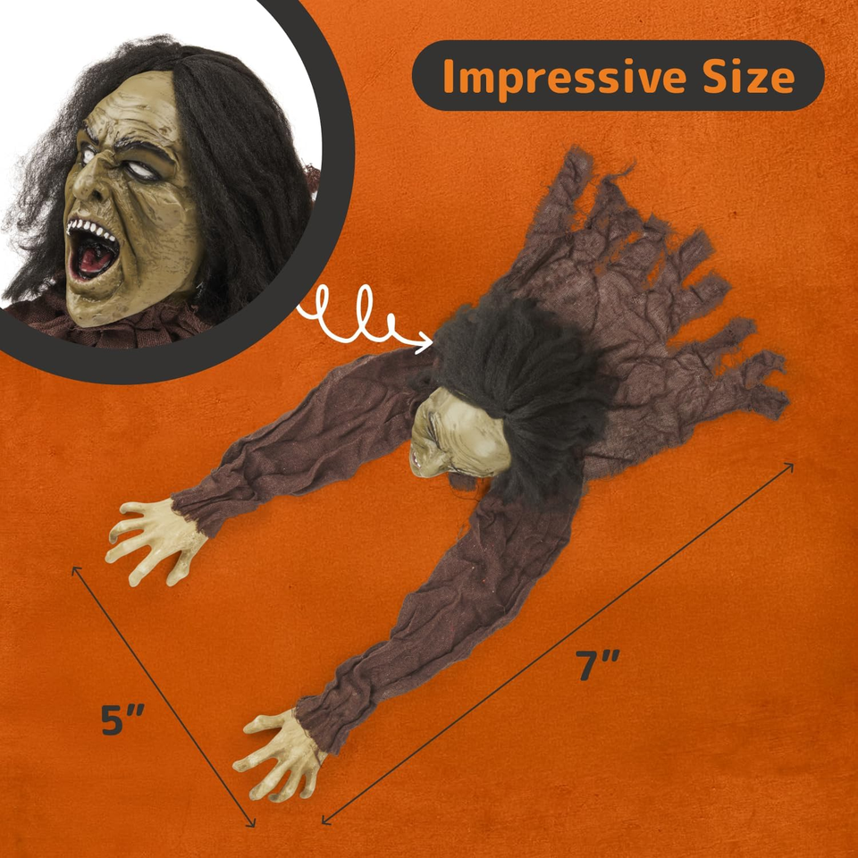 Crawling Zombie Halloween Decoration - Zombies Coming Out of Ground ...