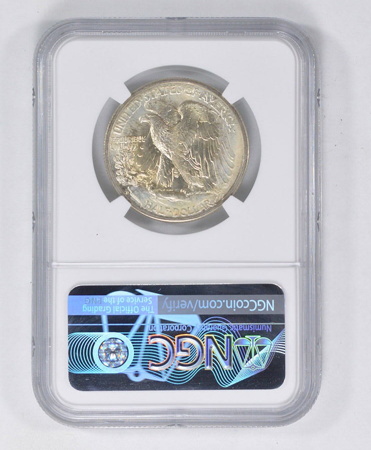 MS66+ 1943-D Walking Liberty Half Dollar - Amazing Coin - NGC Graded ...