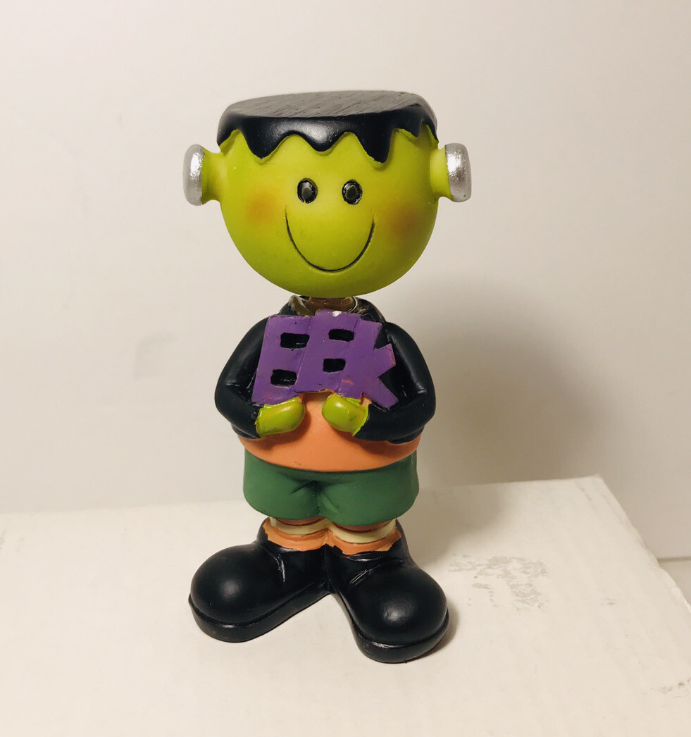 Frankenstein Bobble Head Monster Spooky Scary Figurine EEK 4” New In ...