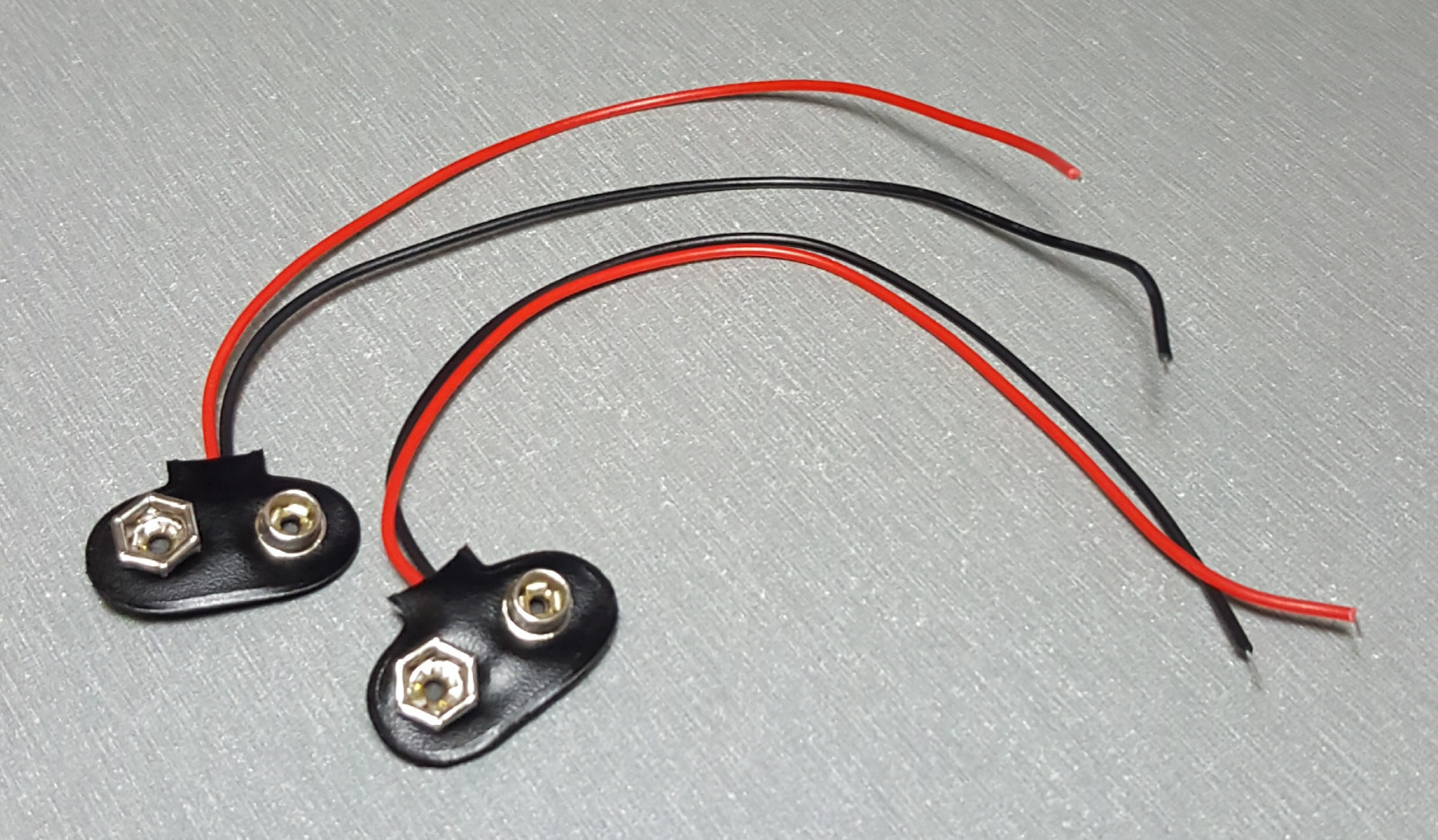 2/5/10Pcs 9V Volt Battery Snap Clip Connector Black "T" type | eBay ...