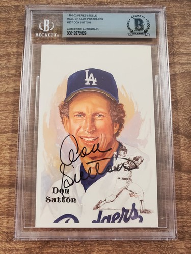 Don Sutton Signed Auto Perez Steele BAS | eBay