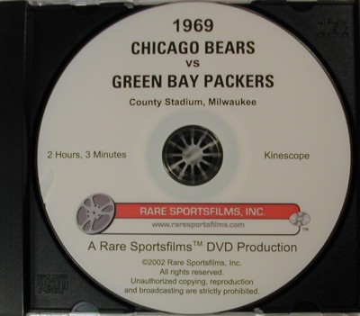 1969 Oldest Bears-Packers Complete TV Game on DVD! | eBay