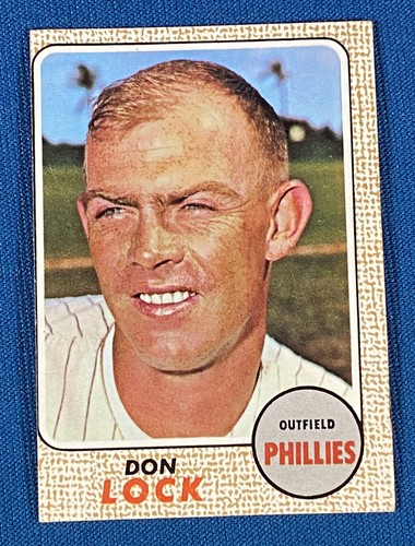 1968 Topps Don Lock Baseball Card #59 VG Philadelphia Phillies | eBay