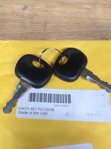 Polaris OEM K-Poly Door Key Flat Pull Handle Pair | 288395 | Genuine ...