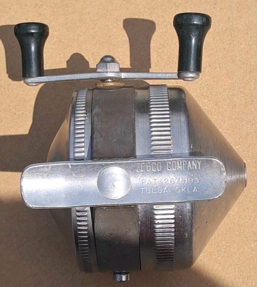 Vtg Zebco Model 11 Marbled Thumb Ball Spincasting Reel Used Tulsa OK B ...
