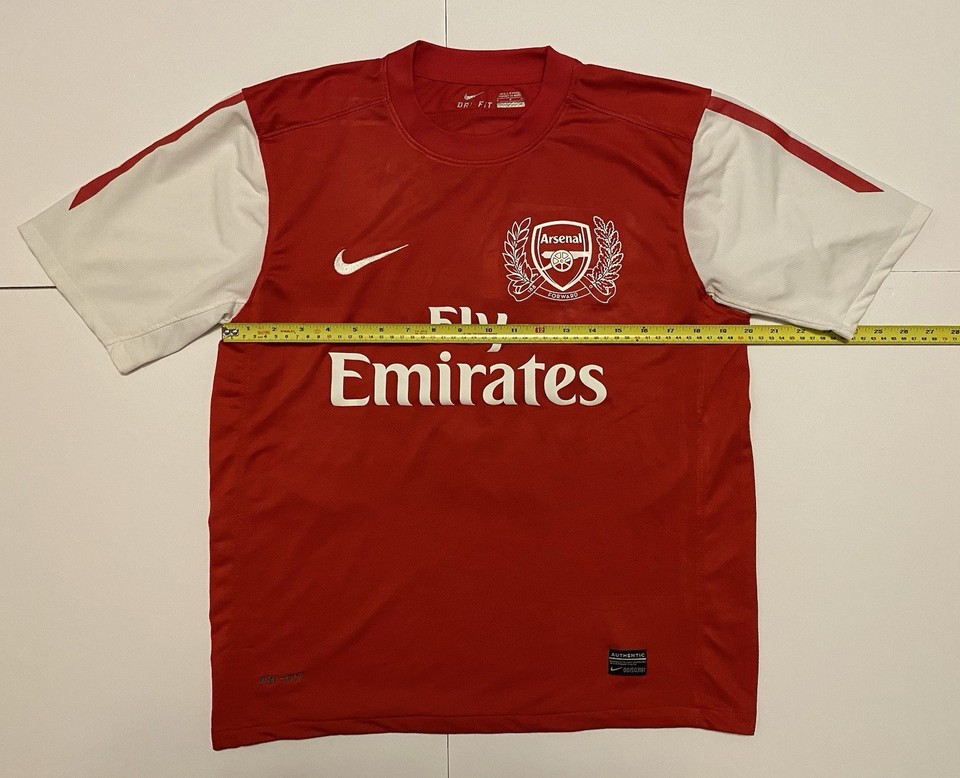 Rare Arsenal JY PARK #9 Home Soccer Jersey 2011 Size S Nike Dri-FIT ...