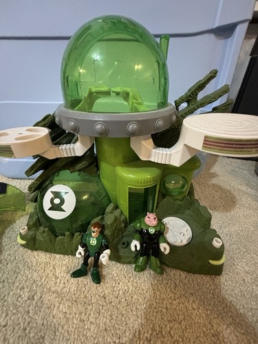 Fisher Price Imaginext Green Lantern Playset With Figures, Plane, Jet ...