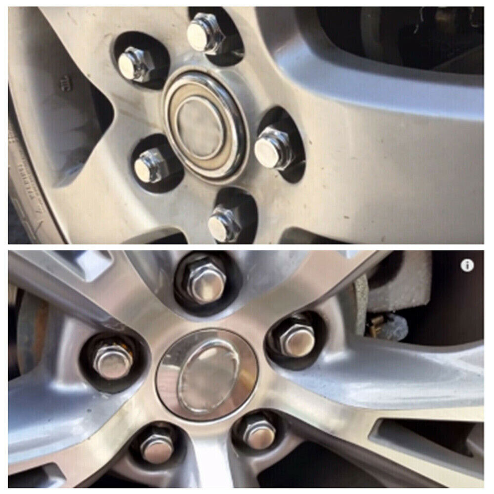 20X Chrome M12x1.5 Threads Wheel Lug Nuts For Ford Escape Fiesta ...