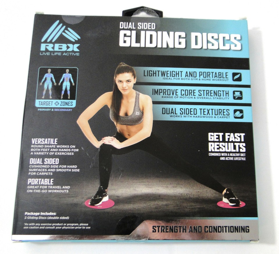 RBX LIVE LIFE ACTIVE DUAL SIDED TEXTURES GLIDING DISCS NEW PINK | eBay