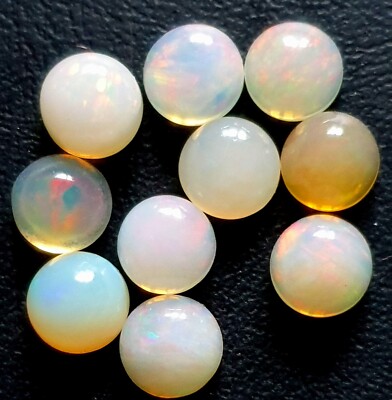 5 Opals £1.12 each 5 mm Welo Ethiopian Precious UNSORTED Gemstones ...