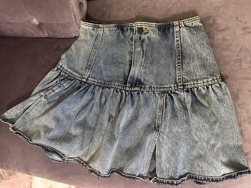 80s Vintage Retro Denim Stonewashed Jean Skirt DEB Small | eBay