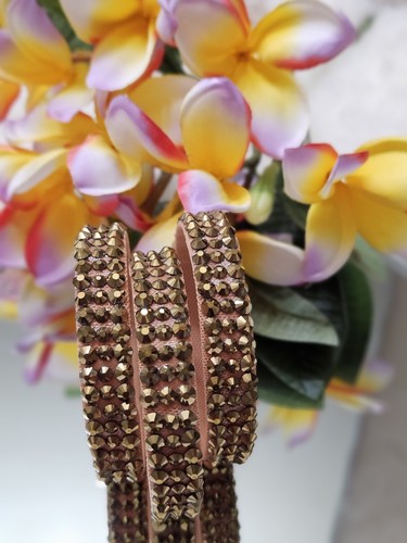 Ballroom Dance Bracelets Set Of 3 Aurum Gold Crystals | eBay