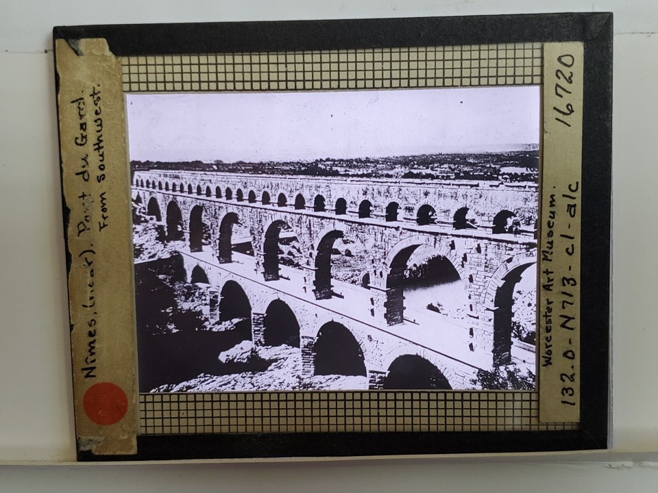 Pont Du Gard, Nimes, France, Magic Lantern Glass Slide | eBay