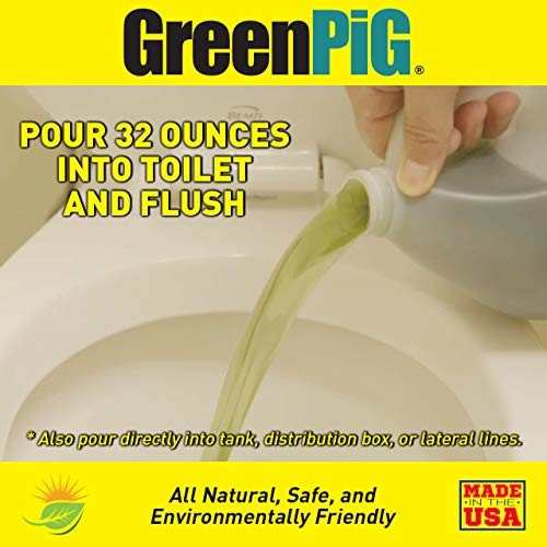 GREEN PIG Septic Tank Treatment Emergency Formula Quickly Breaks Down ...