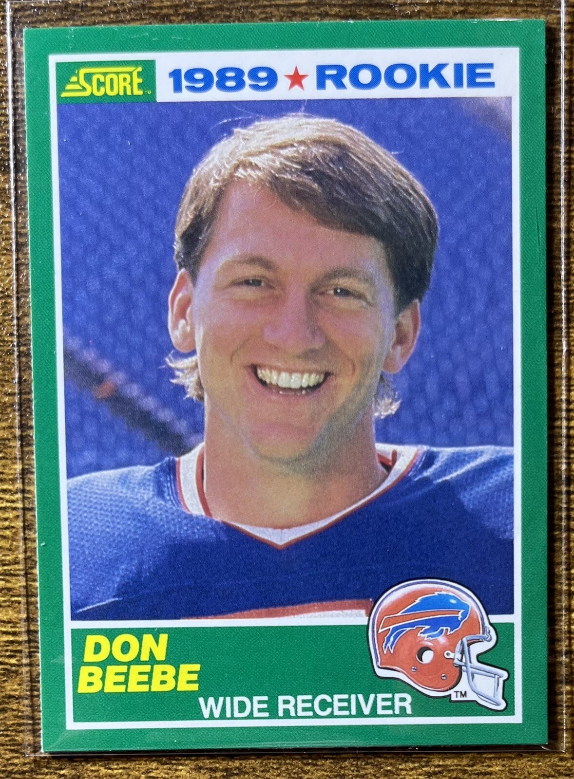 DON BEEBE 1989 SCORE ROOKIE CARD BUFFALO BILLS NM FREE SHIPPING! | eBay
