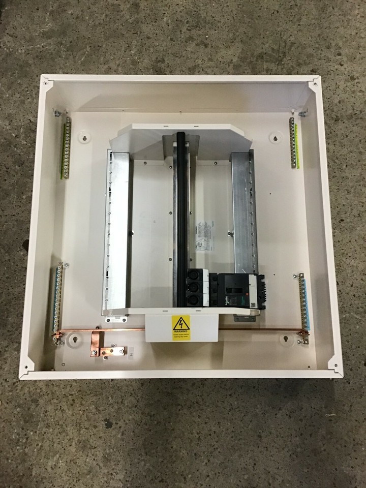 SCHNEIDER 250A MCCB BOARD PANEL BOARD 9 X TP WAYS C/W250A MAIN INCOMER ...