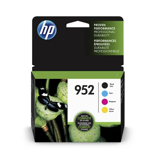 HP 952XL Black & 952 Color Ink Combo Pack of 4 ink cartridges Exp 05/27 ...