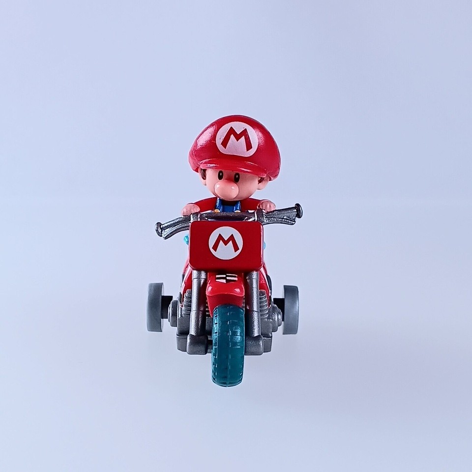 Baby Mario, Mario Kart Wii × SUNTORY Pull Back Bike Figure 2008 ...